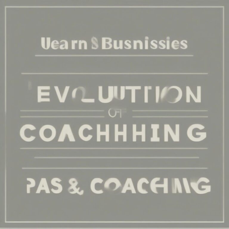 The Evolution of Coaching: Past, Present, and Future - Learn Business